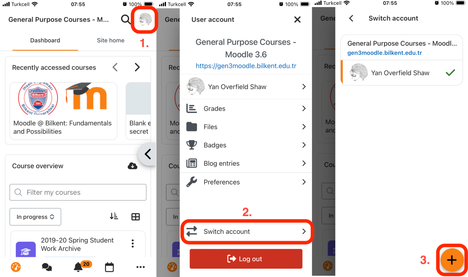 Log in to Moodle (via AIRS/PREP or Moodle site/App) – Moodle @ Bilkent