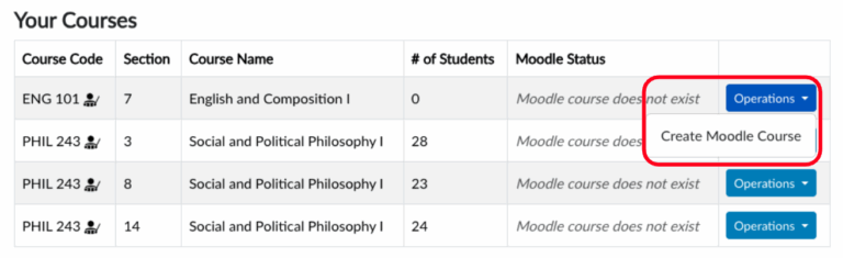 Create a Moodle Account/Course via AIRS/PREP – Moodle @ Bilkent