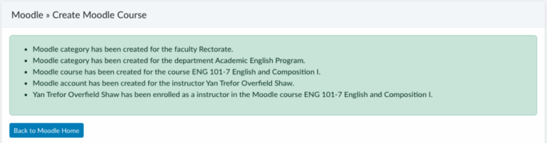 Create a Moodle Account/Course via AIRS/PREP – Moodle @ Bilkent